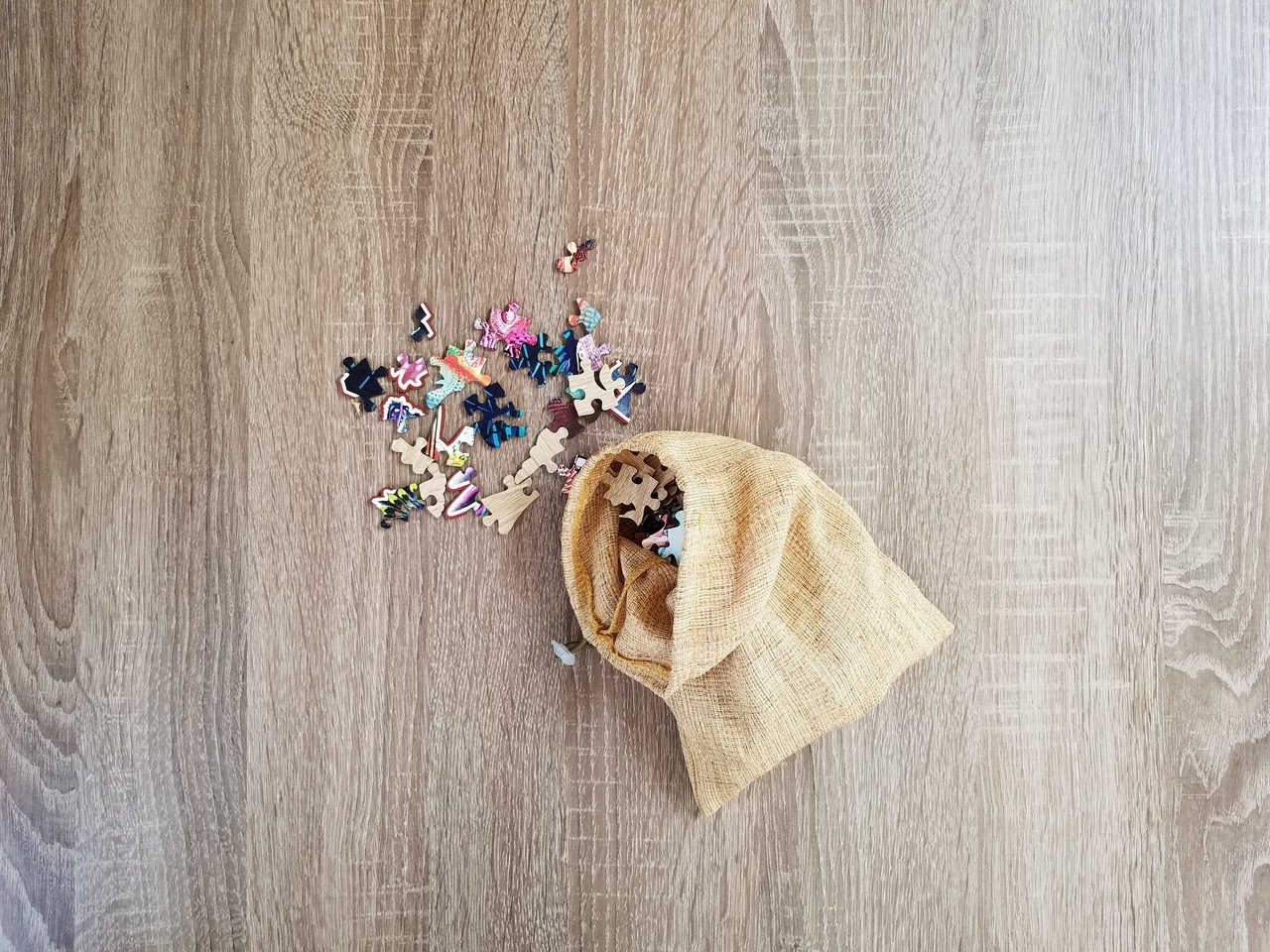 ️ WOOD PUZLE Puzzle Drewniane Sowa 480x270mm. 196 elementów Sowa ...